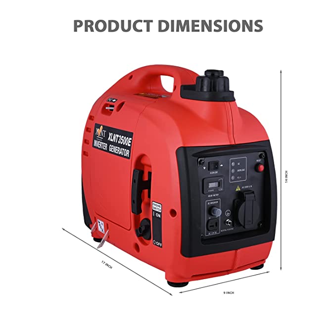 GIGAWATTS XLNT 3500E 1KW Inverter Generator Ultimate Portable Power ...