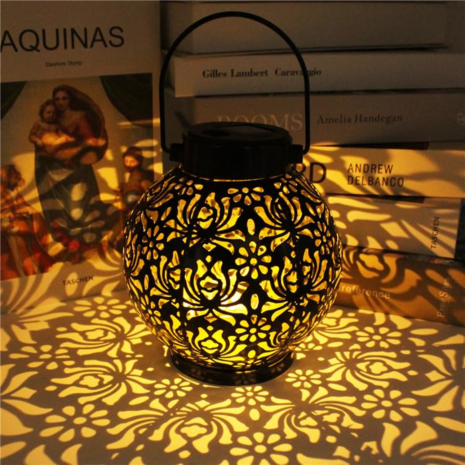 GIGAWATTS LED Solar Lanterns with Outdoor Hanging Design