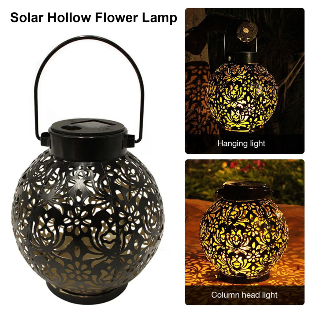 GIGAWATTS LED Solar Lanterns with Outdoor Hanging Design