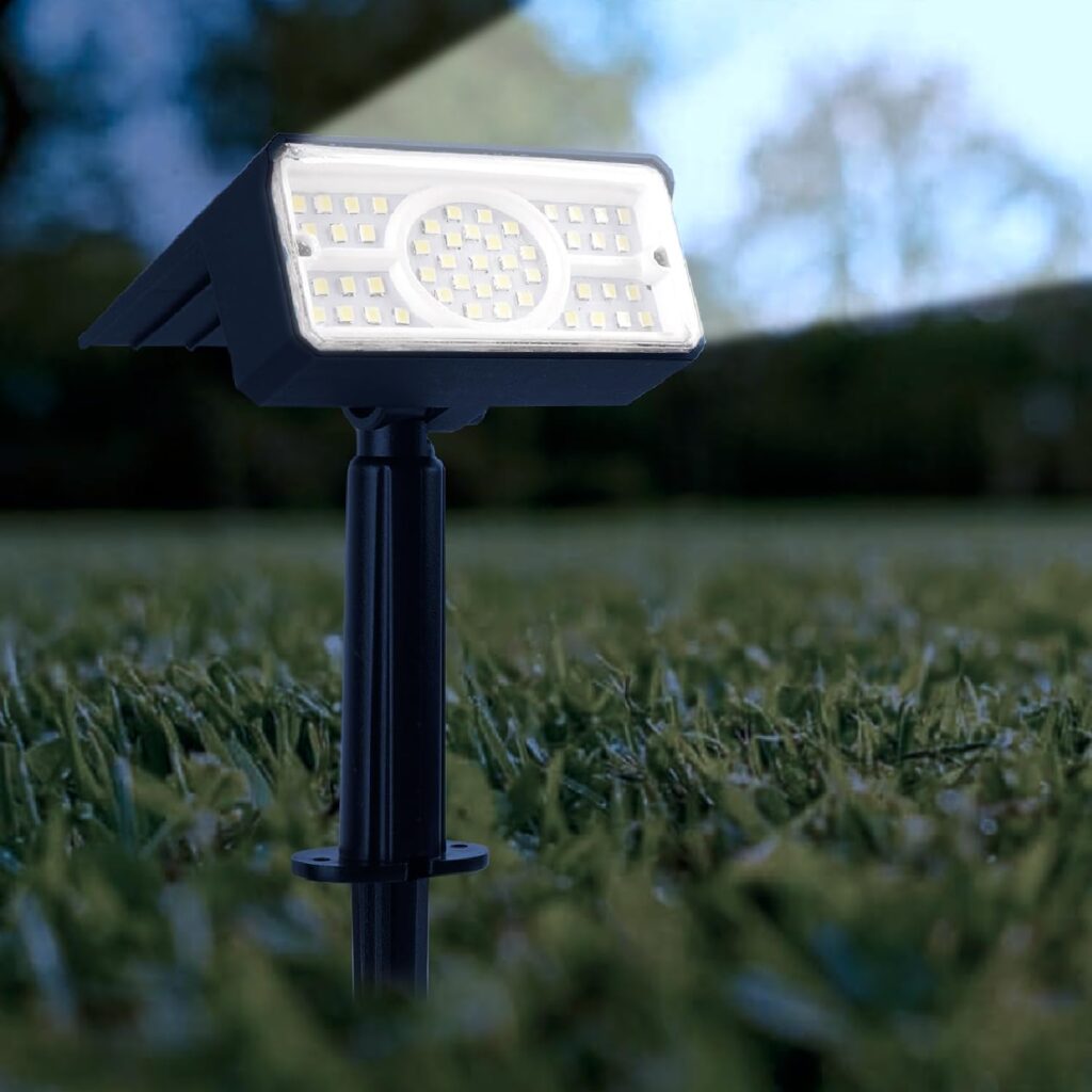 GIGAWATTS GW-701 Solar Landscape Spotlight 49 LED 1500mAh Li-ion ...