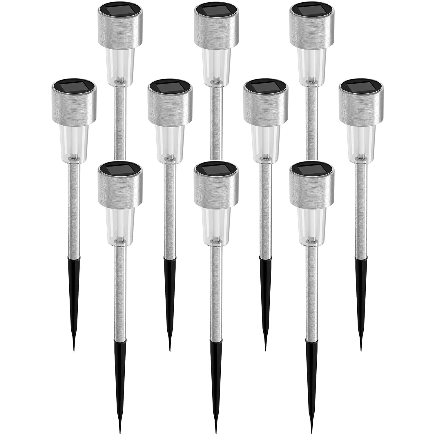 GIGAWATTS Solar Pathway Light Outdoor Landscape Lighting Walkway ...