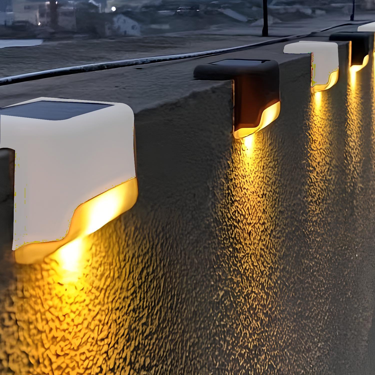 GIGAWATTS Boundary Solar Stairs Light Automatic Sensor Weather ...