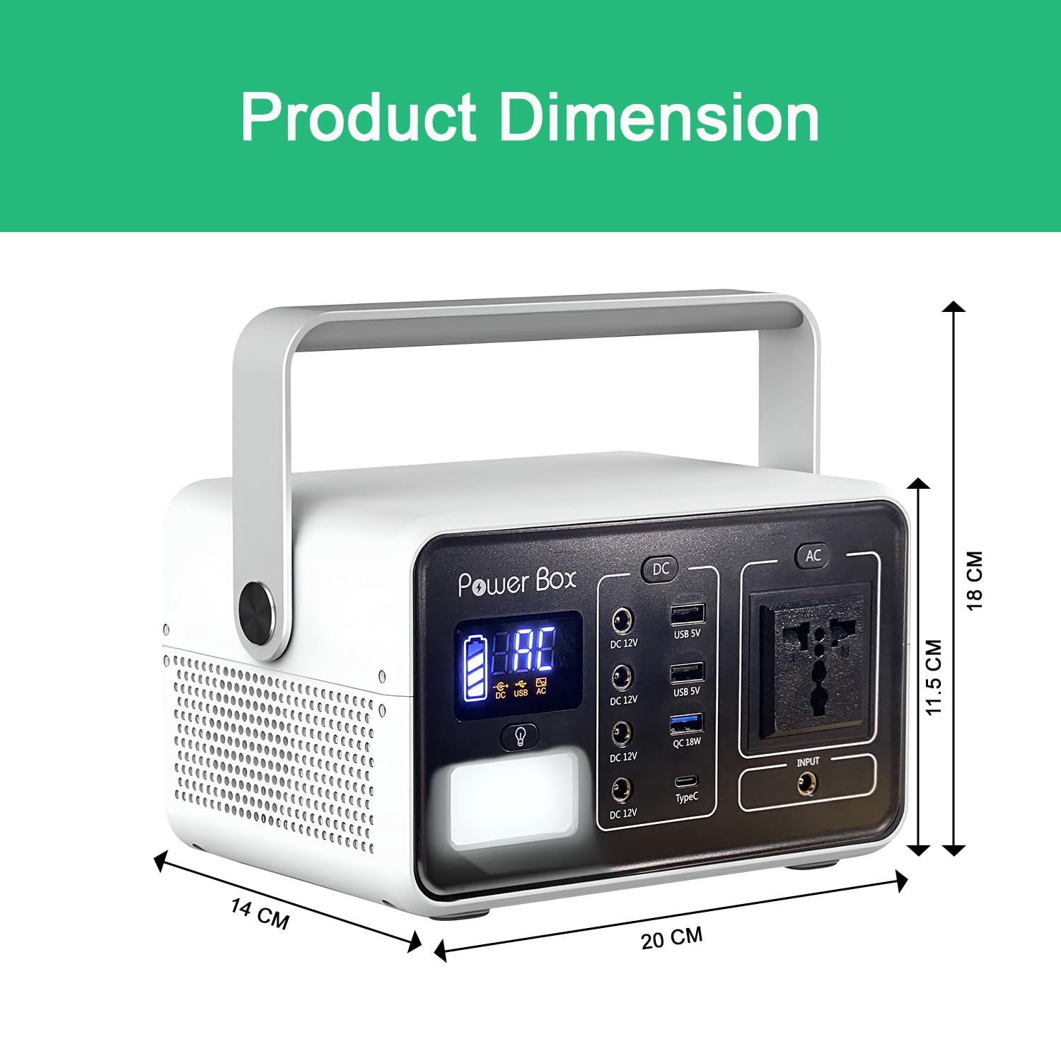 GIGAWATTS T200 222Wh Portable Power Station 200W AC USB & Type C Output ...