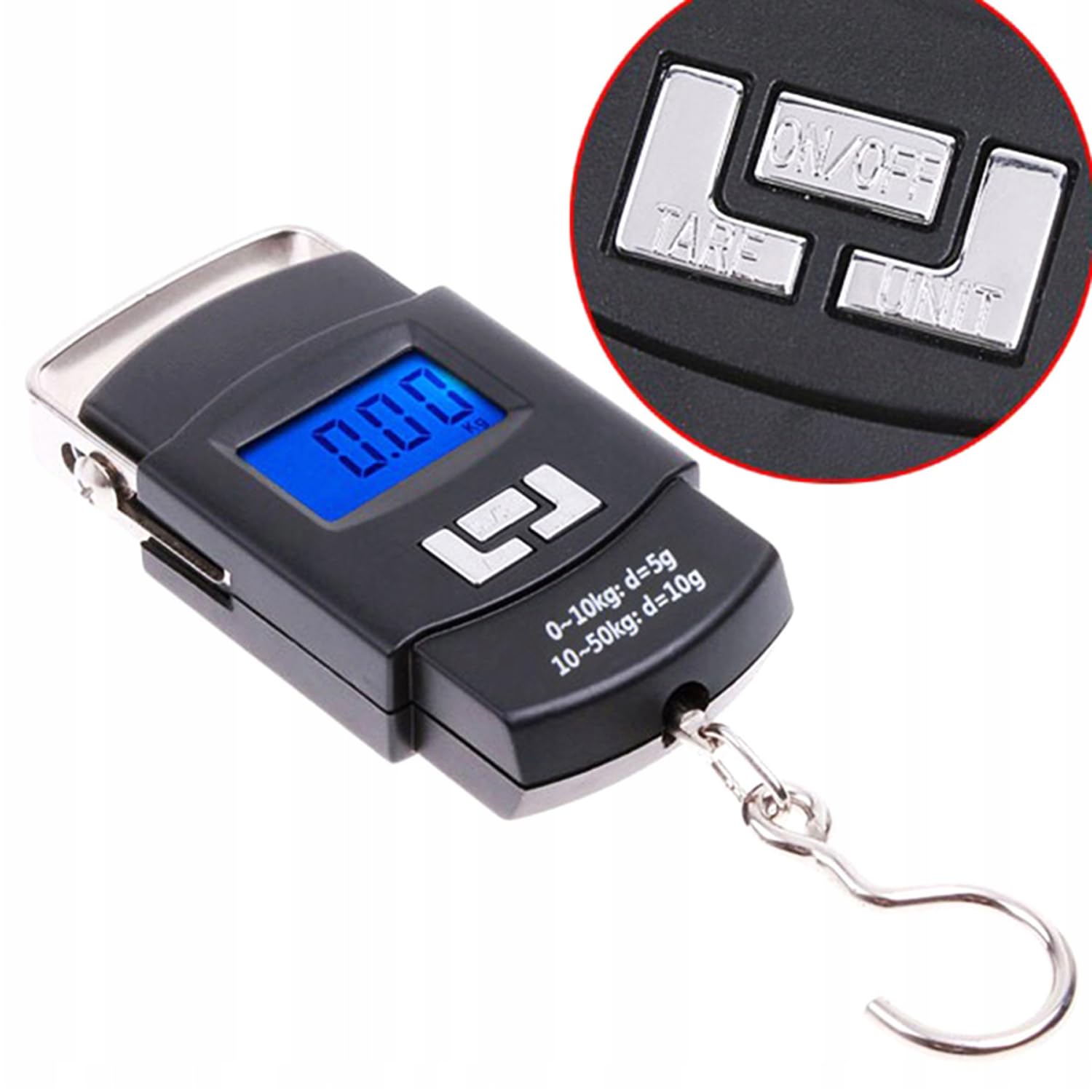 Gigawatts Portable Digital Weight Machine Scale with Stainless Steel ...