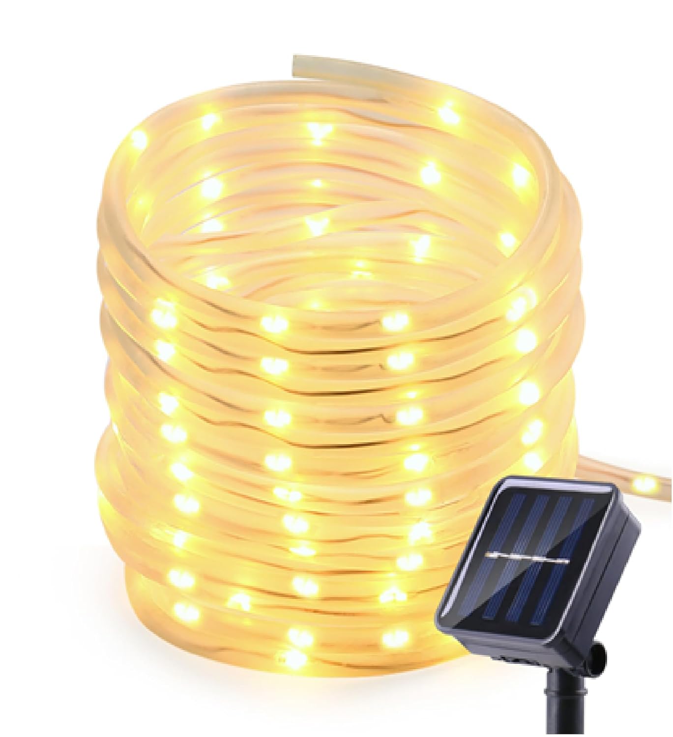 GIGALUMI GW-502-100 Solar PVC Decor Tube Lights 10M 100LED String ...