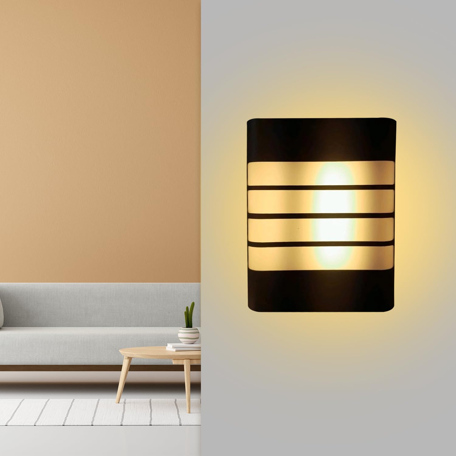 GIGAWATTS 12W Brick Wall Light BIS Approved with 120? Beam Angle 110LM ...
