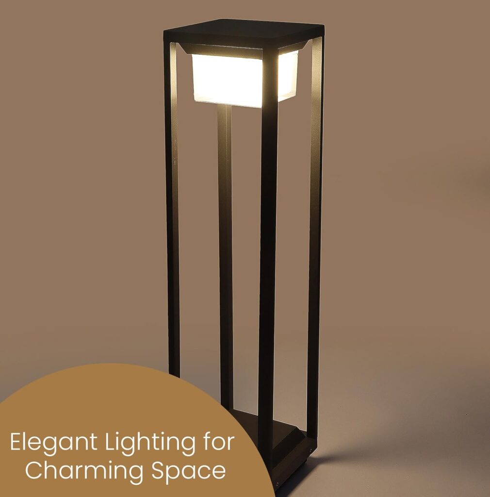 GIGAWATTS G05 0002 12W LED Gate Light 24" Waterproof Pillar Lamp ...