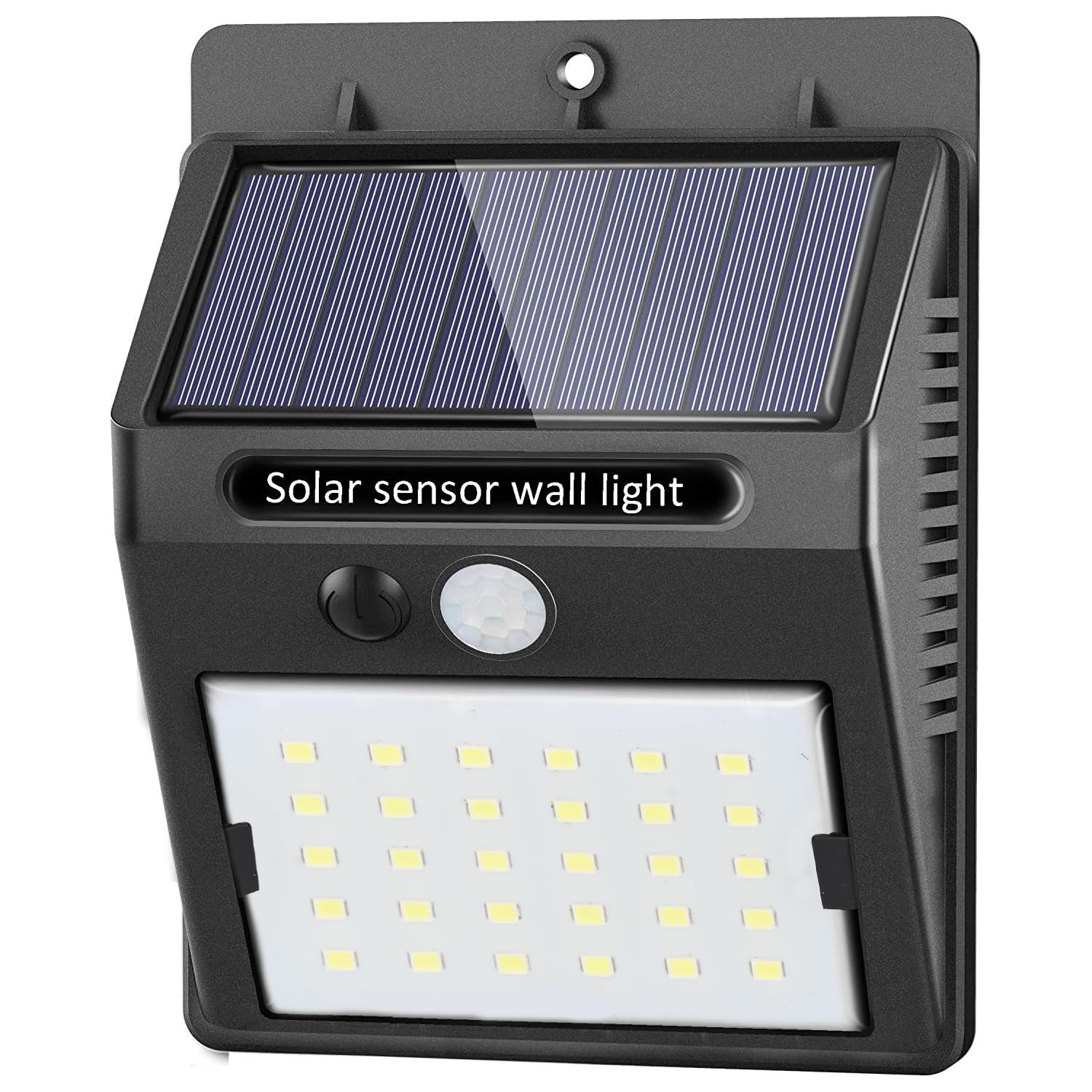 GIGALUMI 30 LED Solar Wall Light with 0.55W Panel 120? Smart Sensor ...